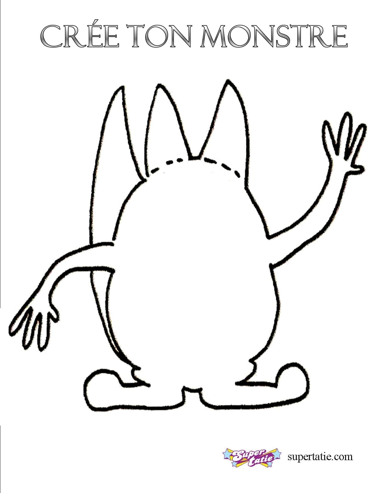 Crée ton monstre2 - Super Tatie