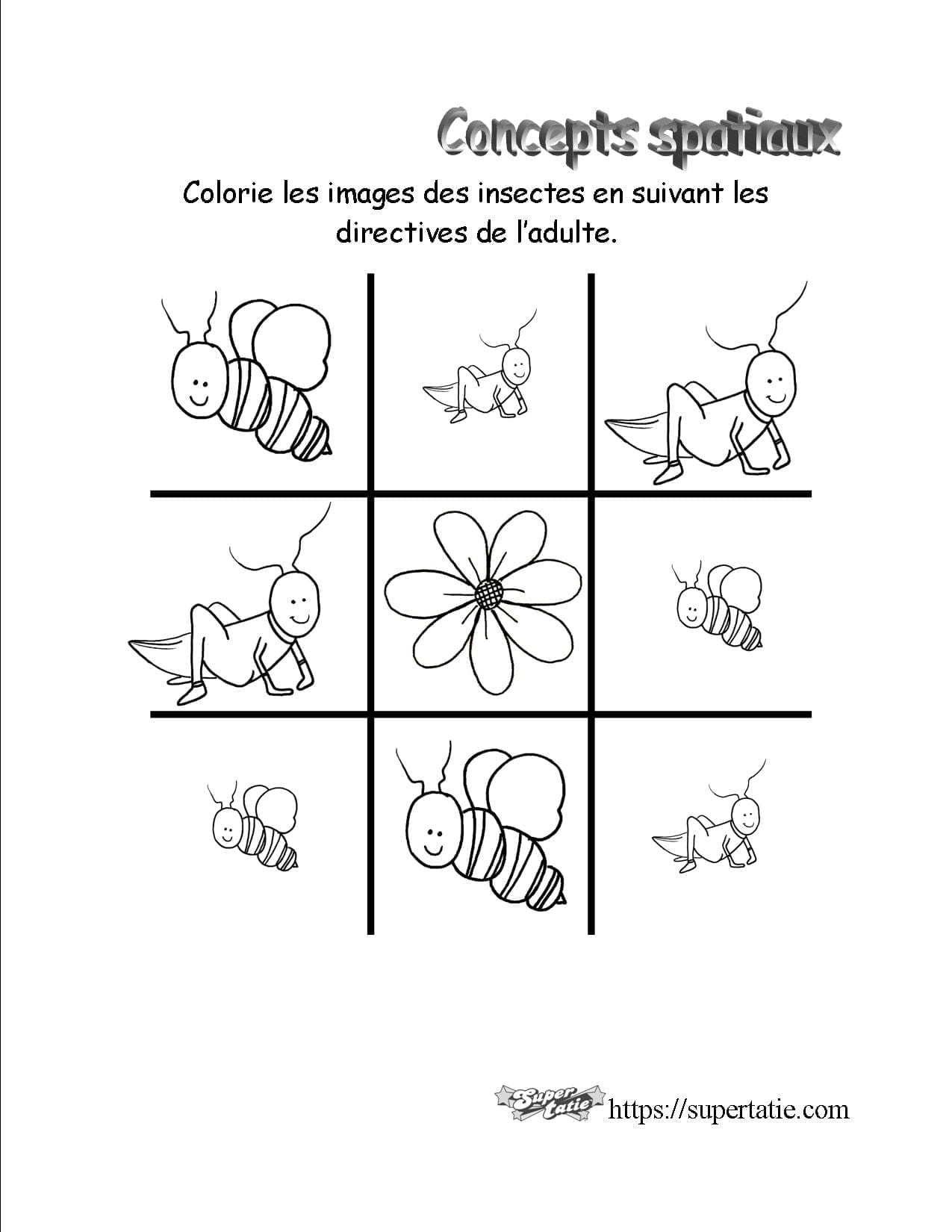 Gratuité Les insectes - Super Tatie